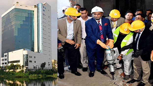 RAJUK starts BGMEA Building demolition - Bangladesh Post