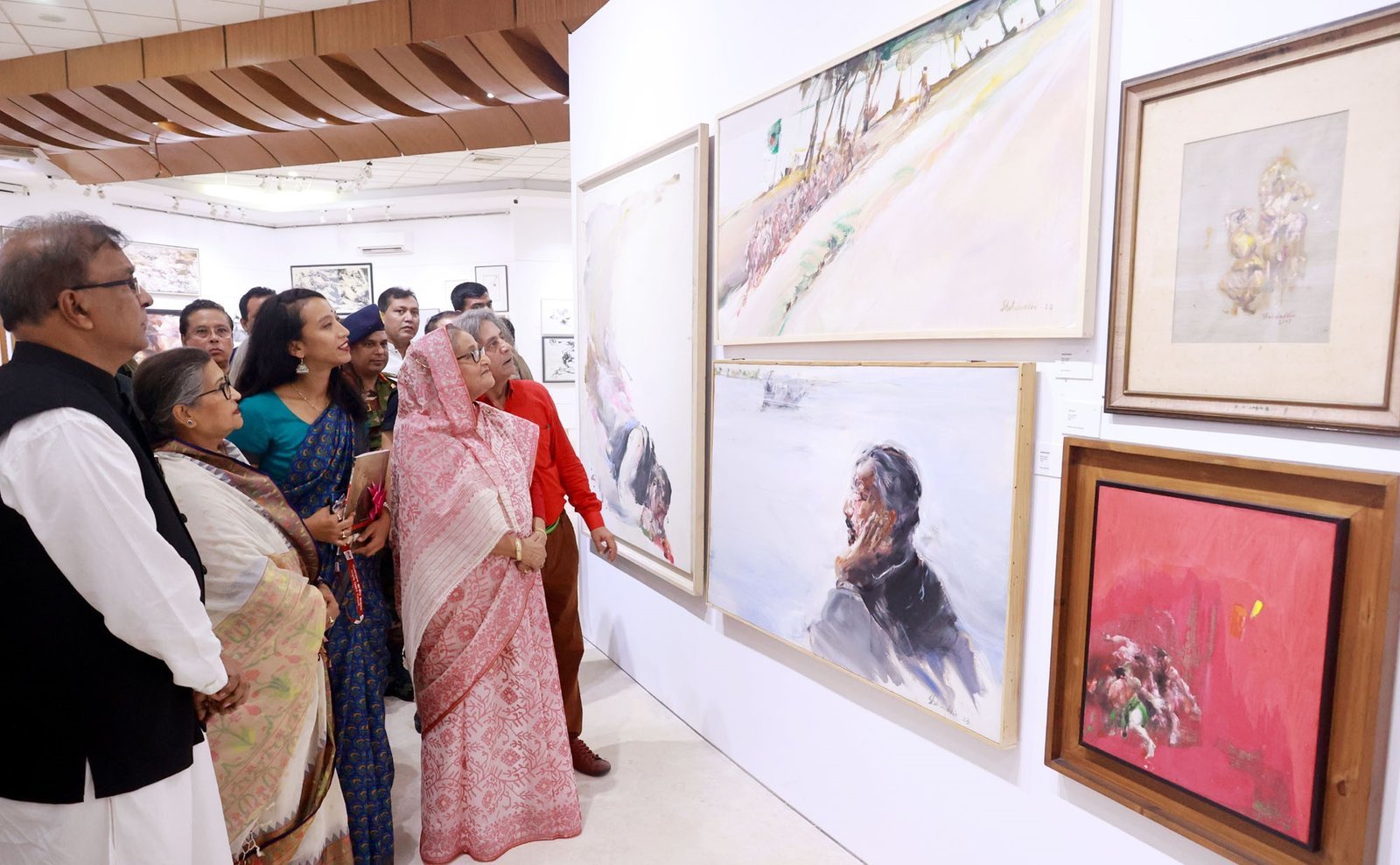 PM opens Shahabuddin's special art exhibition at National Museum ...