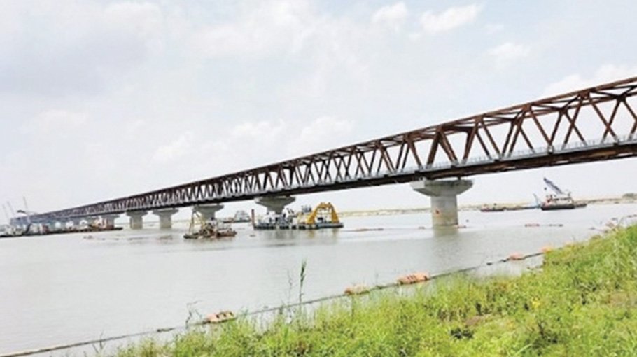 Bangabandhu Rly Bridge at its final stage - Bangladesh Post