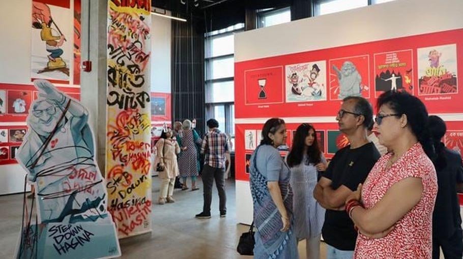Cartoon show at Drik Gallery depicts student-people movement ...
